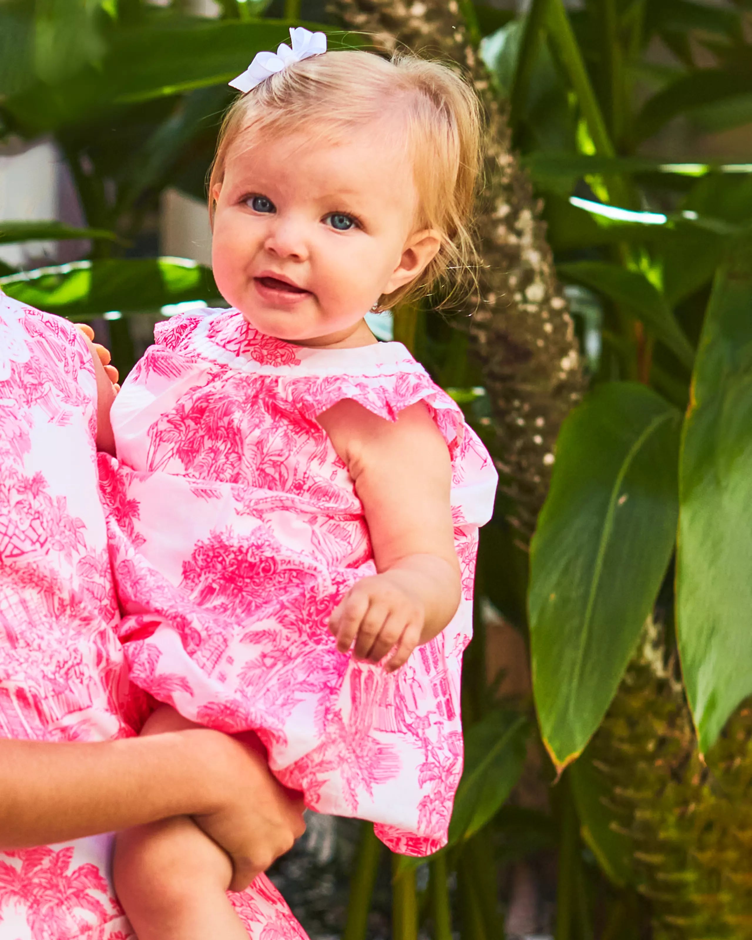 BABY PALOMA BUBBLE DRESS, RESORT WHITE PB ANNIVERSARY TOILE – Palm Place
